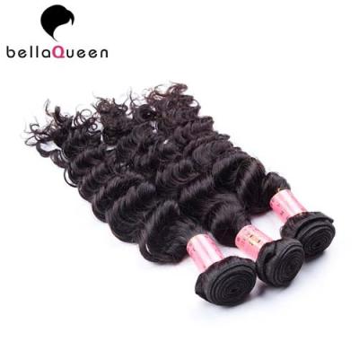 Cina Doppi pacchi profondi peruviani vergini disegnati vergini dei capelli di Wave di estensioni dei capelli in vendita