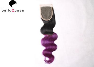 Cina Due brasiliano della cuticola della chiusura del pizzo dei capelli 4*4 di colore di tono Nizza in vendita