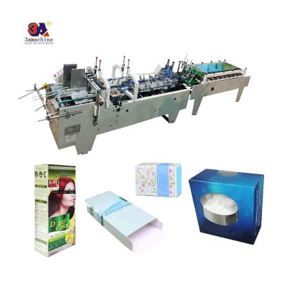 China Inspeção de saída por vídeo fornecida Mini Box Folder Gluer Machine for Small Box Folding à venda