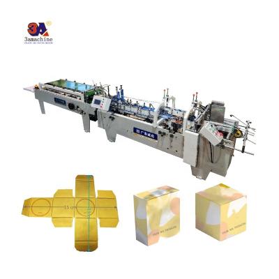 Cina Video di ispezione in uscita fornito Mini Box Folder Gluer Machine per piccole scatole pieghevole in vendita
