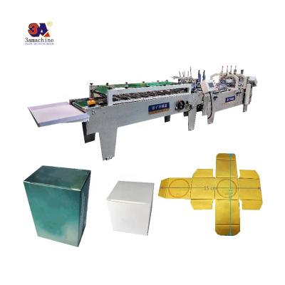 Cina Video di ispezione in uscita fornito Mini Box Folder Gluer Machine per piccole scatole pieghevole in vendita