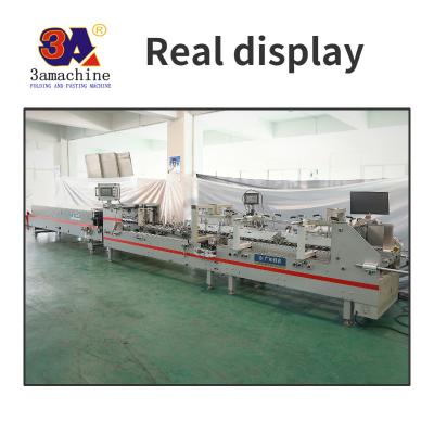 China Gluermachine voor folderen met 750 mm maximale uitgebreide doos en 0-250 m/min capaciteit Te koop