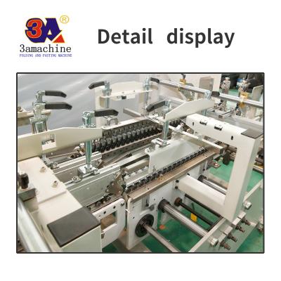 China Gluermachine voor folderen met 750 mm maximale uitgebreide doos en 0-250 m/min capaciteit Te koop