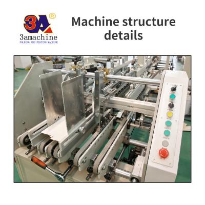 China Máquina de colagem de caixa de dobragem automática e durável, movida a eletricidade, peso 4,3 kg à venda