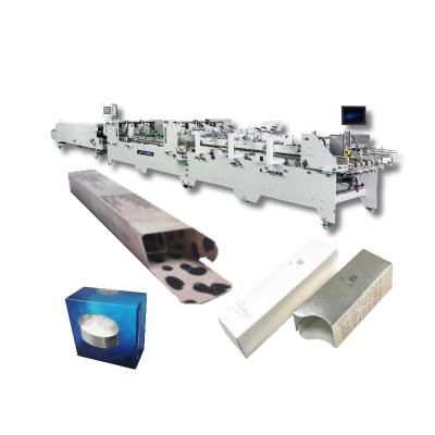 China Alimentação automática contínua de papel Caixa de dobragem cola Cartão de papel Folder Máquina de colagem Chegadas à venda