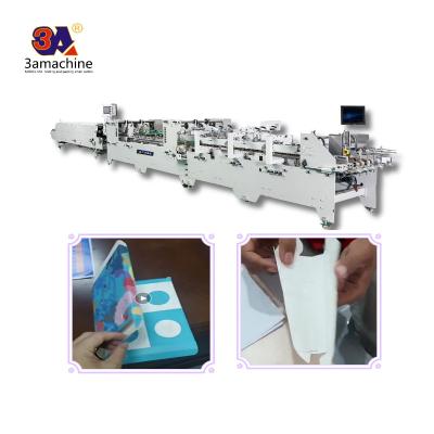 Cina Automatica alimentazione continua carta Fold Box Colla Cartone Cartuccia Colla Macchina Arrivi in vendita