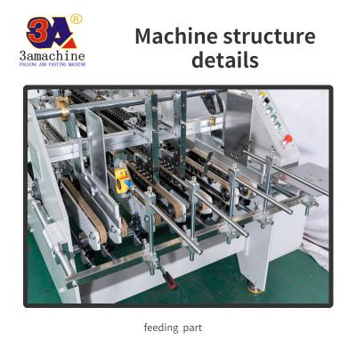Cina Automatica alimentazione continua carta Fold Box Colla Cartone Cartuccia Colla Macchina Arrivi in vendita