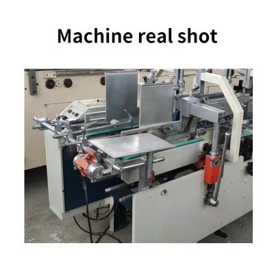 China Doos vouw- en kleefmachine met 380V Spanning Doos ontvouwd Grootte breedte 120mm-500mm Te koop