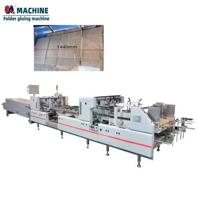 China CQT1500 Gekrompen doos vouw Gluer zijdelingse plak voor snelheid Automatisch vouwen en lijmen Te koop