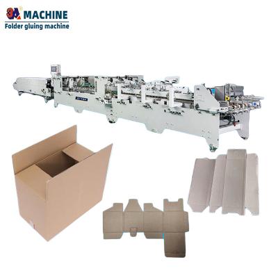China CQT1500 Gekrompen doos vouw Gluer zijdelingse plak voor snelheid Automatisch vouwen en lijmen Te koop