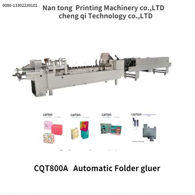China CQT/800A Automatische folder Gluer Box Maker Machine 1600 KG Automatische Grade Automatische Te koop