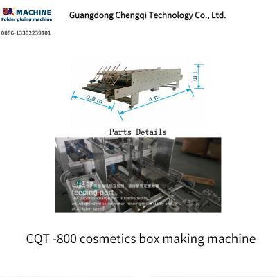 China Atualize seu processo de embalagem com a máquina de fazer caixas de cosméticos pré-dobradas CQT-800 à venda