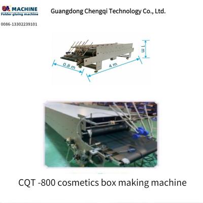 China Atualize seu processo de embalagem com a máquina de fazer caixas de cosméticos pré-dobradas CQT-800 à venda
