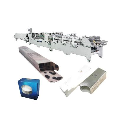 China Karton vouwlijm Semi-automatische folderlijmmachine voor doos plakmachine 380V3P Te koop