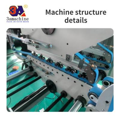 China Doos ontvouwbaar breedste papiergrootte 600 mm Automatische doos vouwlijmmachine folder Gluer Te koop
