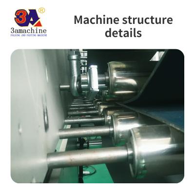 China Doos ontvouwbaar breedste papiergrootte 600 mm Automatische doos vouwlijmmachine folder Gluer Te koop