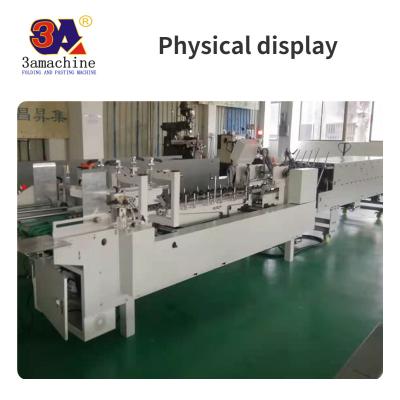 China Doos ontvouwbaar breedste papiergrootte 600 mm Automatische doos vouwlijmmachine folder Gluer Te koop