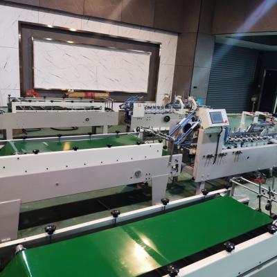 China Papierdoos vouwmachine met 70 mm-400 mm ontvouwde breedte 380V Spanning 3ACQ-580D Model Te koop