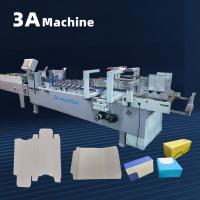 China Semi Auto Folder Gluer Machine 580D 7-40cm Unfolded Width for Side Glue Folding for sale