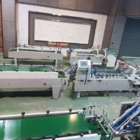 China Automatic Carton Folder Gluer Machine 580D 40cm High Speed Flexo Printer Video Feedback for sale