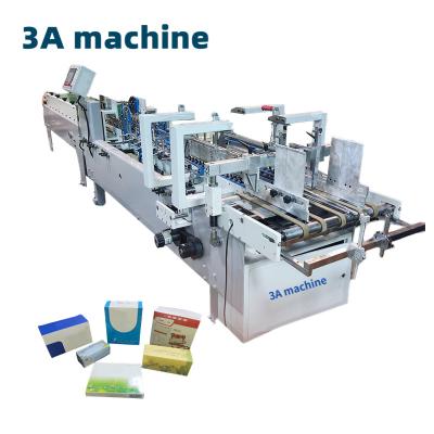 China High Speed Paper Folder and Gluer Machine 3ACQ 580D met 5,5 kW automatische lijmmachine Te koop