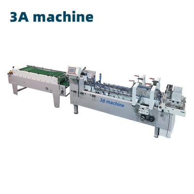 China High Speed Paper Folder and Gluer Machine 3ACQ 580D met 5,5 kW automatische lijmmachine Te koop