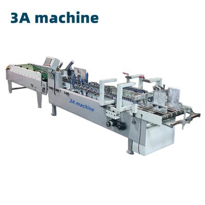 China High Speed Paper Folder and Gluer Machine 3ACQ 580D met 5,5 kW automatische lijmmachine Te koop