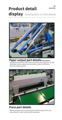Cina Facile da usare Mini Box Folder Gluer in vendita