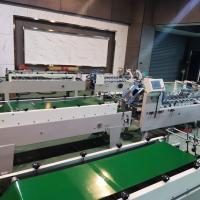 China PLC Controlled 580D Glue Folder Machine for Cardboard Boxes 7-40cm Unfolded Width for sale
