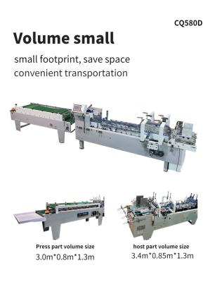 Cina 250 m/min Velocità 3ACQ*580 Edg Gluer Folder Glue Machine Paper Box Making Machine in vendita