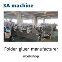 China Paper Folder Machine Cold Glue Machine 580D for Boxes Unfolded Width 7-40cm for sale