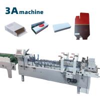 China 580E Box Folder Gluer Machine for Straight Line Boxes Unfolded Width 13-50cm for sale