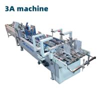 China 580E Box Folder Gluer Machine for Straight Line Boxes Unfolded Width 13-50cm for sale