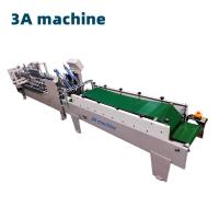China Cardboard Box Folding Machine 580 Type for Straight Line Boxes 7-40cm Unfolded Width for sale