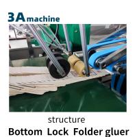 China SHH800AG-2 Automatic Bottom Gluing Machine 800mm Width for Printing and Packaging for sale