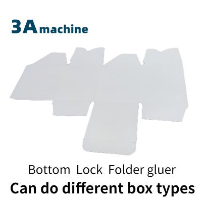 Cina Facile da usare SHH 800AG-2 Automatic Bottom Lock Turkey Folder Gluer Carton Machine in vendita