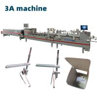 China 800AG-2 Automatic Bottom Lock Gluing Machine Paper Folder Gluer 800mm Easy Debug for sale