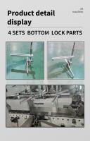 China 800AG-2 Automatic Bottom Lock Gluing Machine Paper Folder Gluer 800mm Easy Debug for sale