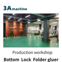 China 800AG-2 Automatic Bottom Lock Gluing Machine Paper Folder Gluer 800mm Easy Debug for sale