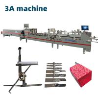 China PLC Controlled SHH 800AG-2 Automatic Bottom Lock Box Gluing Machine 800mm for sale