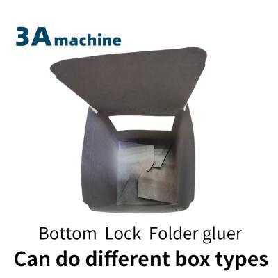 Cina 1100 Modello Automatico 46 Corner Folder Gluer per Max Size 2 700mm Bottom Folding Box in vendita