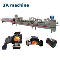 China AS-800 Automatic Bottom Lock Paper Folding Machine Folder Gluer 800mm Width Easy Maintenance for sale