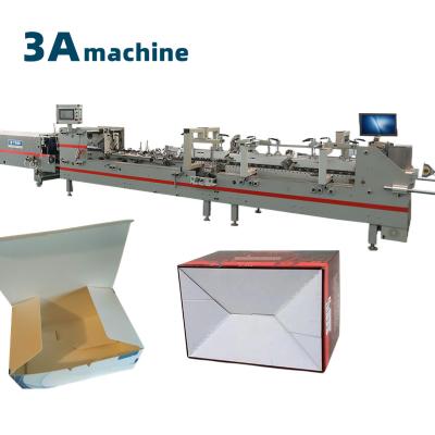 Cina 800AG-2 Gluer per cartoni automatico a serratura di fondo con blocco di crash Bottom Gaotian Folder Gluer Parti della macchina per carta in vendita