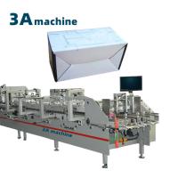 China Pre-Folded Bottom Lock Box Making Folder Gluer Machine 900mm for Printing Shops for sale