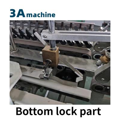 Cina Scatola ampliata Mini Fast Food Box Termoforming Machine Folding Box Gluer CQT 900YG-2 in vendita