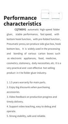 Cina CQT 900YG-2 Colla a freddo idrosolubile colla semiautomatica per cartelloni per carta ondulata in vendita