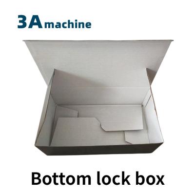 Cina CQT 900YG-2 Pre-folded Bottom Lock Cartone ondulato Box Making Machine Folder Gluer in vendita