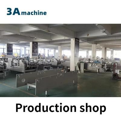 China CQT 650JYG Crash Lock Box Bottom Folder-Gluer 650 com pré-dobragem e bot de bloqueio automático Folder Gluer Fold Gluer Machine à venda