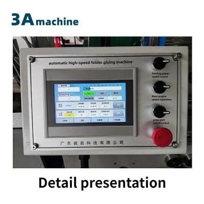 Cina Velocità massima 300 metri/minuto 380V3P CQT 650JYG Crash Lock Bottom Box Folder-Gluer in vendita