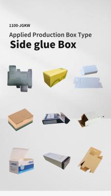 China Automatische handmatige kartonnen doos folder Gluer Machine voor gegolfd papier/karton Algemeen Te koop